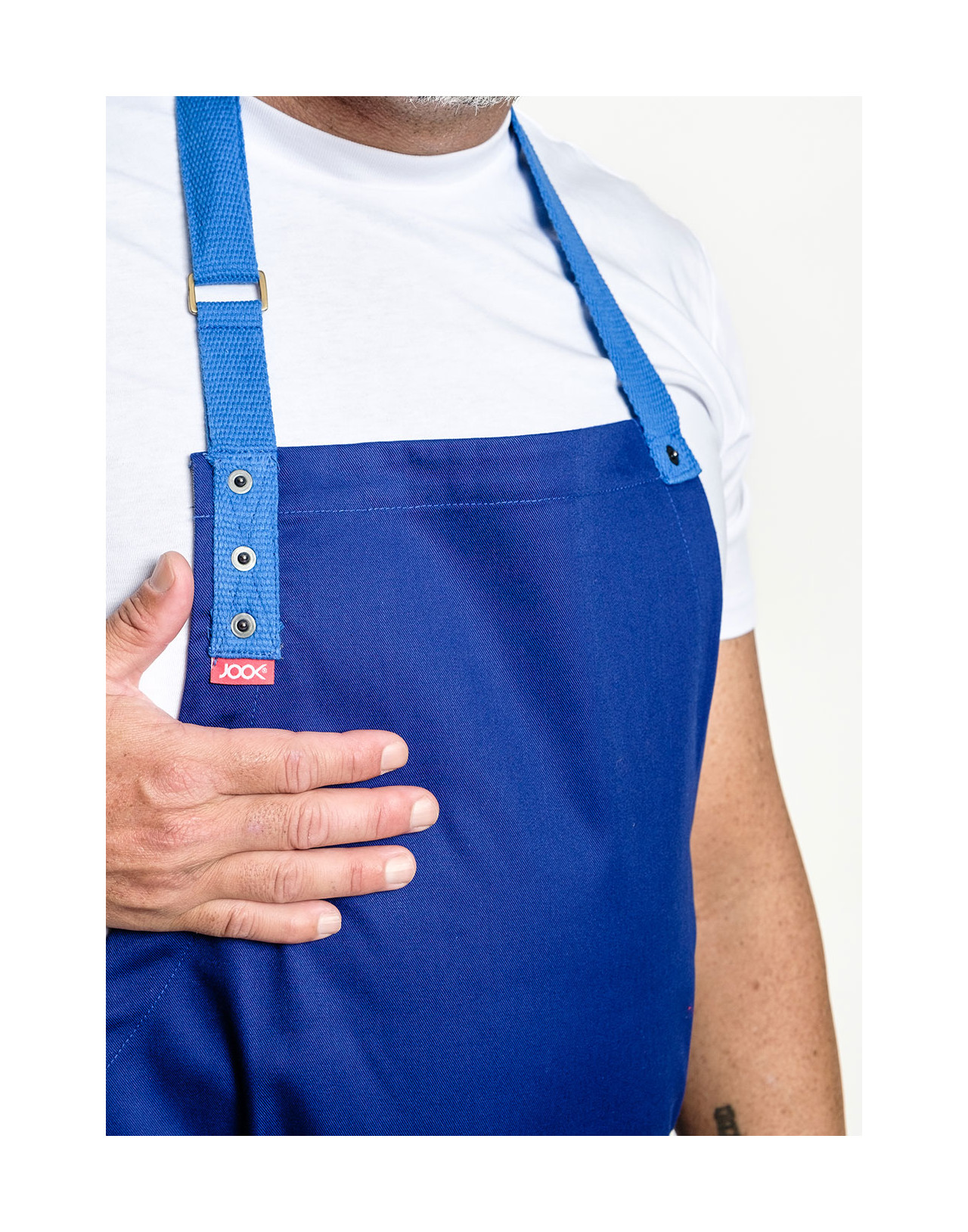 Chef apron work blue- Blue Paris Chefwear
